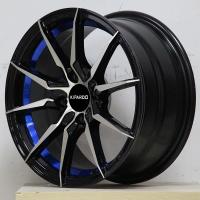 China 13 Inch 17 Inch Multi Spoke Black Casting Alloy Wheels for sale