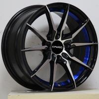 China 13 Inch 17 Inch Multi Spoke Black Casting Alloy Wheels for sale