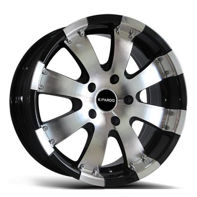 China Customized Black 17 Inch Aluminum Wheel Rims With 4 Holes for sale