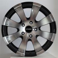 China Customized Black 17 Inch Aluminum Wheel Rims With 4 Holes for sale