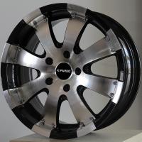 China Customized Black 17 Inch Aluminum Wheel Rims With 4 Holes for sale