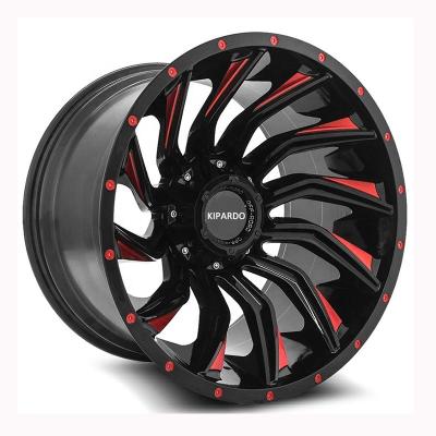 China JWL VIA 20X12 Brushed OEM 4x4 OffRoad Wheel Rims for sale