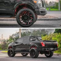 China JWL VIA 20X12 Brushed OEM 4x4 OffRoad Wheel Rims for sale