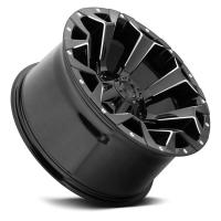China A356.2  Matte Black Polished  17inch Off Road Rims for sale