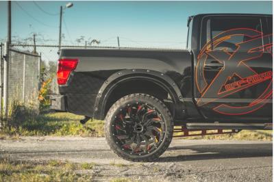 China Aluminum En 139.7 Pulgadas 4x4 Off Road Rims For Light Truck for sale
