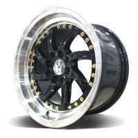 China 15 Inch 4 Hole Customized Size Car Alloy Wheels , Alloy Automotive Rims Wheels for sale