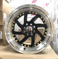 China 15 Inch 4 Hole Customized Size Car Alloy Wheels , Alloy Automotive Rims Wheels for sale