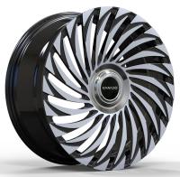 China Oem 22 Inch Range Rover Replica Wheels 120mm Aluminum Alloy for sale