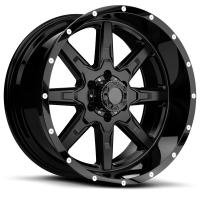 China 20 Inch 6x139.7 Rims Aluminum Car Alloy Wheels Matte black color for sale