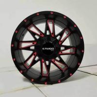 China Matt Black Aluminium Car Alloy Wheel Rims 20 Inch PCD 6x139.7 for sale