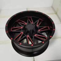 China Matt Black Aluminium Car Alloy Wheel Rims 20 Inch PCD 6x139.7 for sale