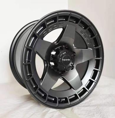 China 17 18 19 inch 6x139.7 4x4 matt black offroad wheel Rims for sale