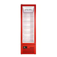 China Commercial Glass Door Freezer with R290a Refrigerant, 180 L Capacity, and High-Visibility Glass Display for sale