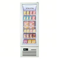 China 1600mm Display Glass Door Freezer Fan Cooling 180L Presentation Led Display Fridge for sale