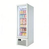 China 1600mm Display Glass Door Freezer Fan Cooling 180L Presentation Led Display Fridge for sale
