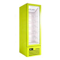 China Commercial Glass Door Freezer combining cooling system and attractive design to support merchandising and product preservation goals for sale