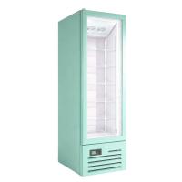 China Commercial Beverage Cooler with R290a Refrigerant 180L Capacity and Three-glass Tempered Glass Door for sale