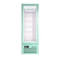China Commercial Beverage Cooler with R290a Refrigerant 180L Capacity and Three-glass Tempered Glass Door for sale