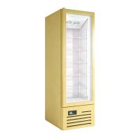 China Glide Doors Commercial Glass Fridge Bright Lighting Cold Display Fridge for sale