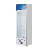 China Commercial Freezer with Static Cooling System Double-Door Access and 650L Volume Glass Door Freezer for sale