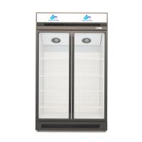 China Commercial Glass Door Freezer Featuring Transparent Doors and Spacious Compartments to Optimize Frozen Food Presentation for sale