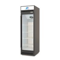 China Luxury Upper Unit Light Box Single-Door Freezer with Air Cooling R290a Refrigerant and Automatic Defrosting for sale