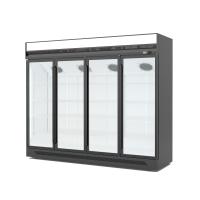 China Commercial Beverage Fridge and Upright Freezer with 2000L Volume R290a Refrigerant and Air Cooling Defrosting for sale
