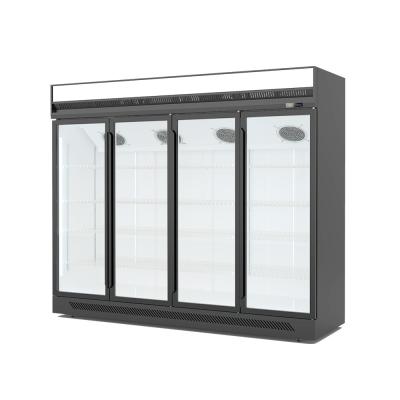 China Commercial Beverage Fridge and Upright Freezer with 2000L Volume R290a Refrigerant and Air Cooling Defrosting for sale