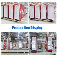 China Commercial Beverage Fridge and Upright Freezer with 2000L Volume R290a Refrigerant and Air Cooling Defrosting for sale