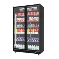 China Commercial Beverage Cooler with 1650L Capacity Digital Control and Tempered Glass Doors for sale