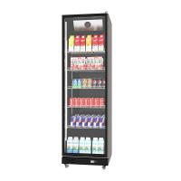 China 1650L Volume Commercial Glass Door Freezer with Air Cooling System and Tempered Glass with Heating Wires for sale