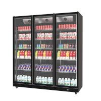 China Commercial Beverage Cooler with 1650L Capacity Digital Control and Tempered Glass Doors for sale