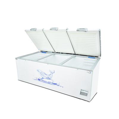 China Commercial Chest Freezer with 1042L Volume Mechanical Thermostat and Direct Cooling System for sale