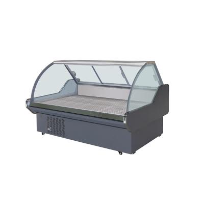China Commercial Refrigerator Deli Cooler Showcase with High-Efficiency Cooling Durable Construction and Enhanced Visibility for sale