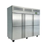 China Commercial Upright Freezer with Thickened Stainless Steel High-Efficiency Inverter Compressor and Customizable Voltage for sale