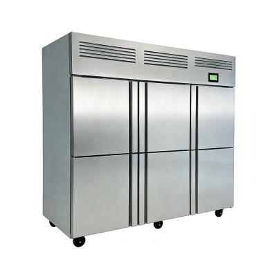 China Commercial Upright Freezer with Inverter Efficiency Deep Freezing -25°C and Full Stainless Steel Cabinet for sale