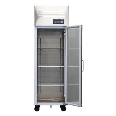 China Stainless Steel Commercial Upright Freezer with Digital Control Dual Temperature and Frost Free Refrigerator for sale