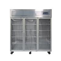 China Commercial Upright Freezer with Digital Control Frost Free and Stainless Steel Construction for Hotel Kitchen for sale