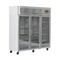 China Commercial Upright Freezer with Digital Control Frost Free and Stainless Steel Construction for Hotel Kitchen for sale