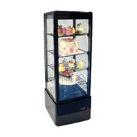China 360° Visibility Display Freezer with 278L Capacity and Eco-Friendly R600a Refrigerant for Cake Stores for sale