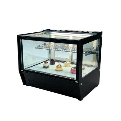 China Digital Thermostat Glass Door Refrigerator 220V - 240V Cake Display Fridge Counter for sale