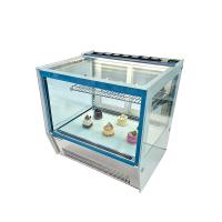 China Digital Thermostat Glass Door Refrigerator 220V - 240V Cake Display Fridge Counter for sale