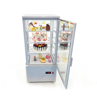 China Commercial Grade Display Refrigerator with 278L Volume and R600a Refrigerant for Cake Showcase for sale