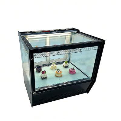China Countertop Glass Door Refrigerator Compact Bakeries Cake Display Fridge Counter for sale