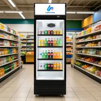China 250L Commercial Upright Refrigerator with 2-8℃ Temperature and Static Cooling for sale