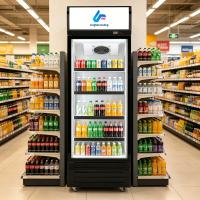 China 250L Commercial Upright Refrigerator with 2-8℃ Temperature and Static Cooling for sale