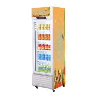China Durable Commercial Refrigerator with Tempered Glass Door 330L Volume and 2-8℃ Temperature Range for sale