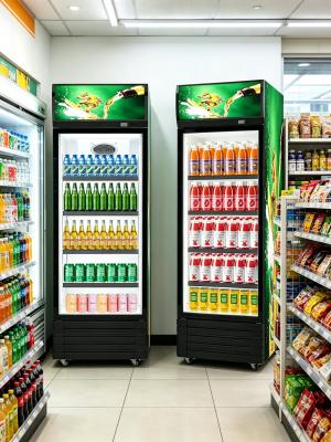 China 220V Display Glass Door Freezer Digital Controller Adjustable Shelves Dessert Refrigerator for sale