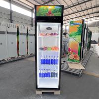 China 420L Capacity Commercial Glass Door Refrigerator with Adjustable Shelves and Energy Efficient Design for sale