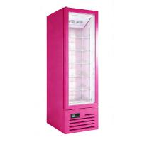 China Retail Drink Display Glass Door Freezer White Black Pink Digital Display Fridge for sale